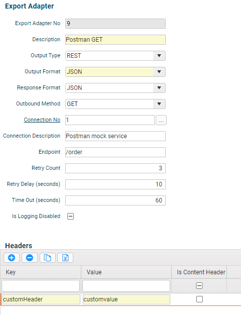 Export Adapter – Fabric Help Center
